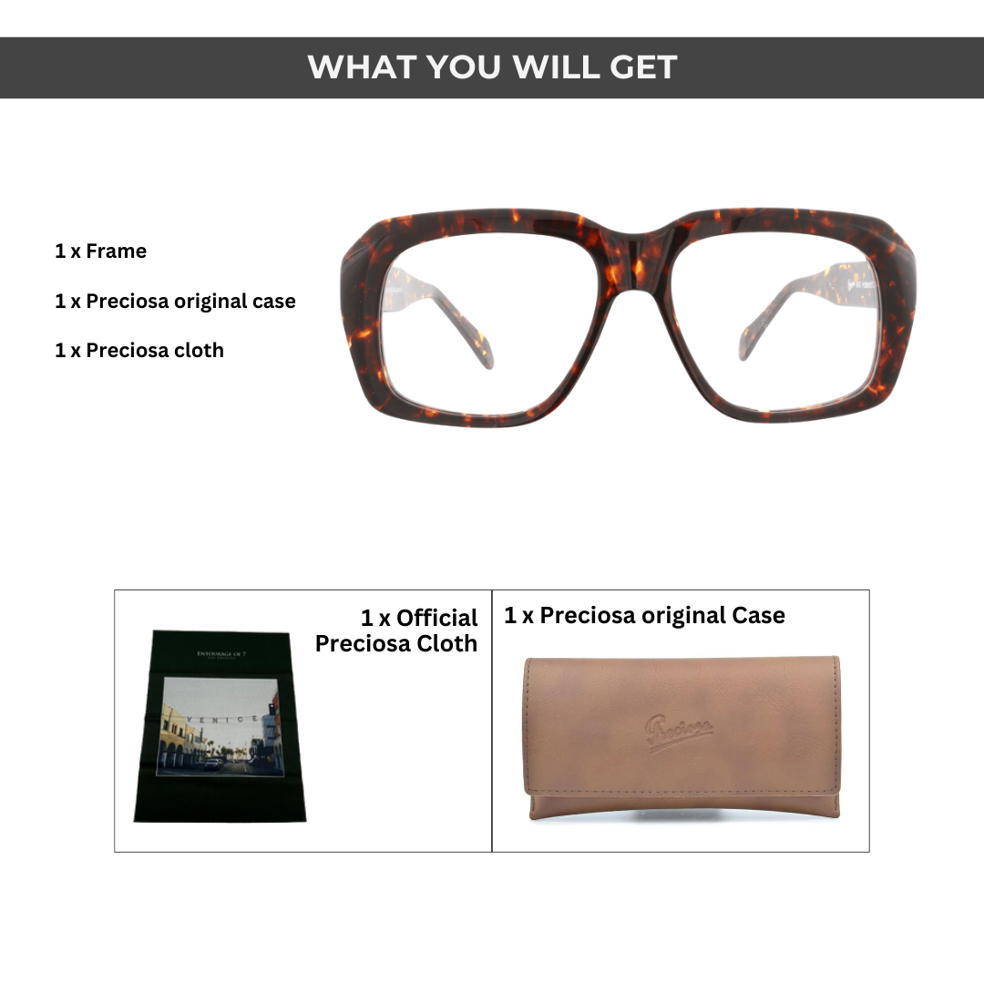 Preciosa 940 Goliath COL 17 Brown Turtoise | Reuben Tishkoff Ocean's 1 – Vintage Designer Frames